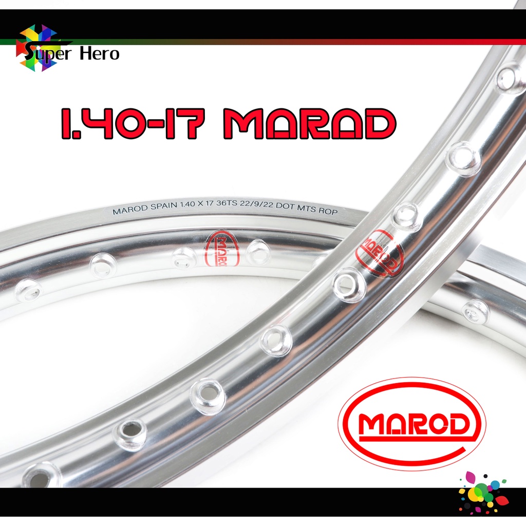 ล้อAKRONT MAROD ล้อเงิน 1.40 ขอบ17 โลขอบ17 ล้อแข็ง ล้อมอเตอร์ไซค์ ของ ...