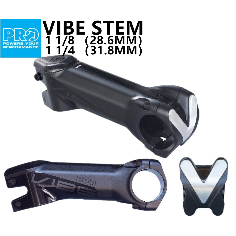 คอแฮนด์จักรยาน Pro รุ่น Vibe Alloy Stem -/+10 คอปกติ และ OD2 พร้อมฝาปิด ...