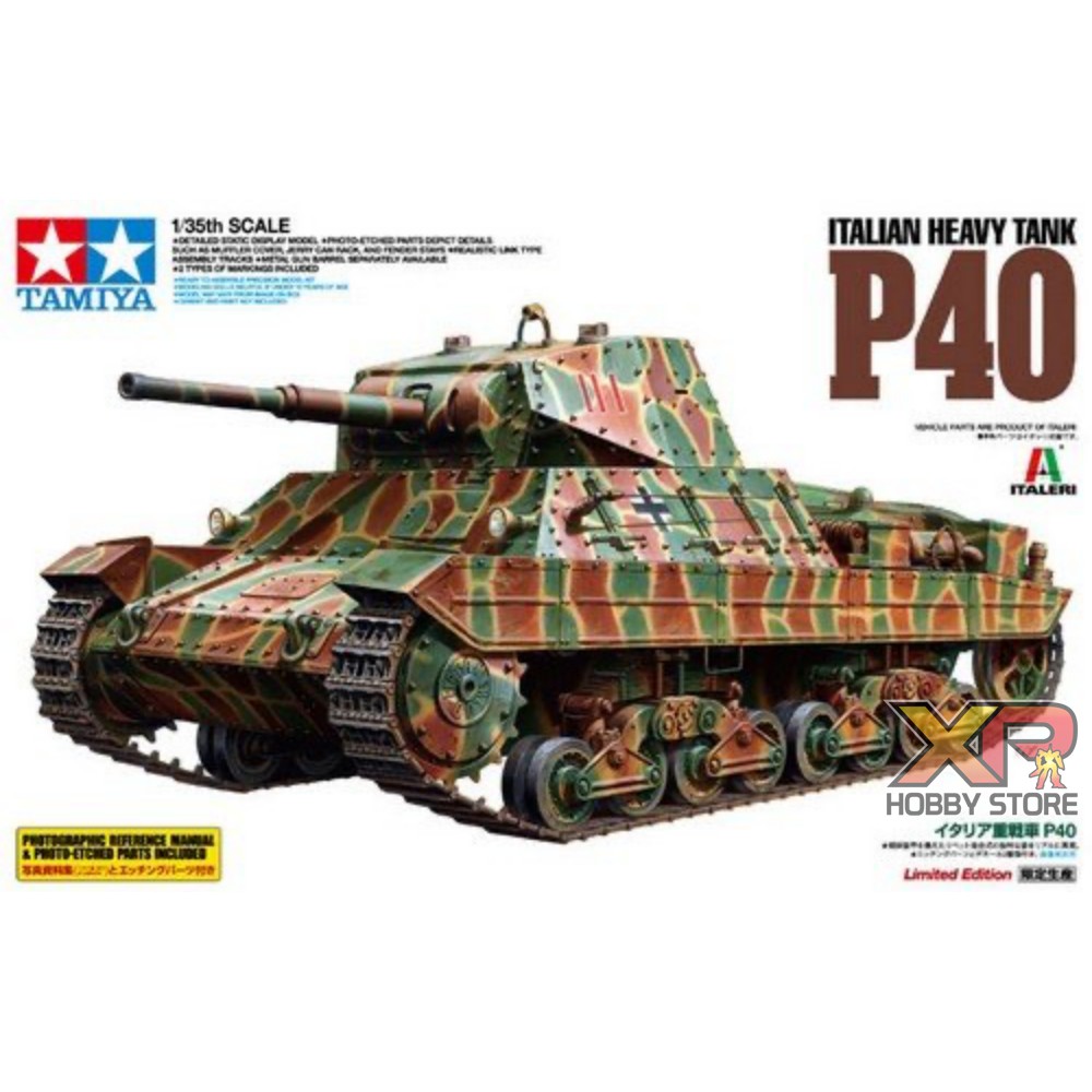 [Tamiya] 1/35 : Italian Heavy Tank P40 (TA 89792) | Shopee Thailand