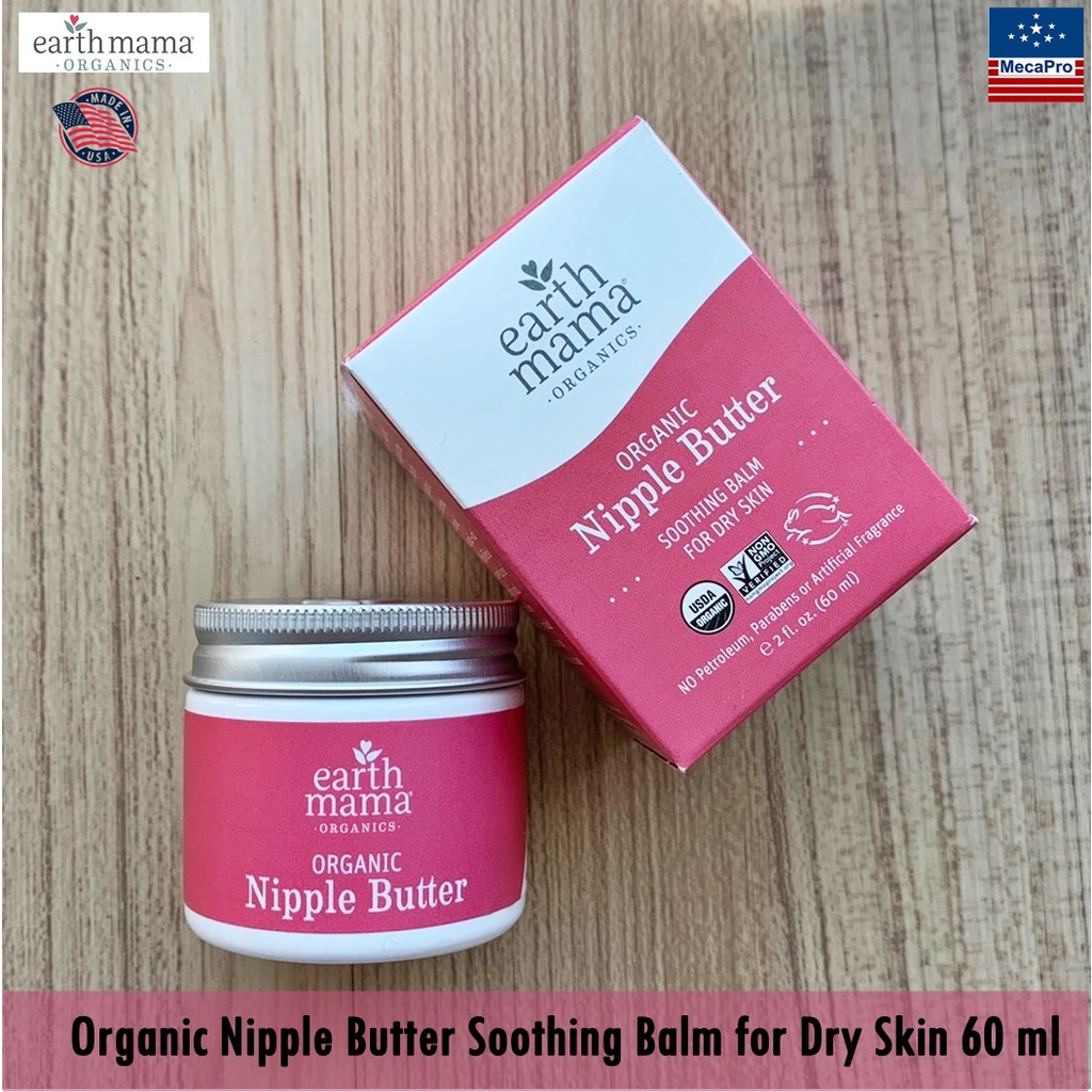 Earth Mama® Organic Nipple Butter Soothing Balm for Dry Skin 60 mL ขี้ ...