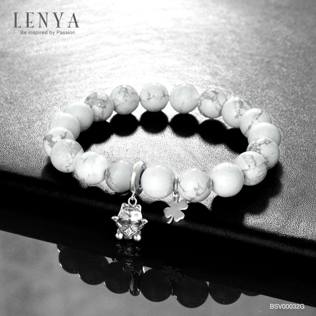 Lenya Jewelry เสริมมงคลแบบมีสไตล์ด้วย สร้อยข้อมือหินดีไซน์คลาสสิก ปรับ ...