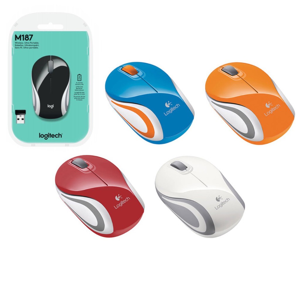 LOGITECH M187 Wireless Mini Mouse | Shopee Thailand