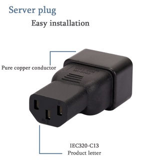 PDU PSU USP Power adapters, IEC C20 male to C13 adapter, IEC C13 to C20 ...