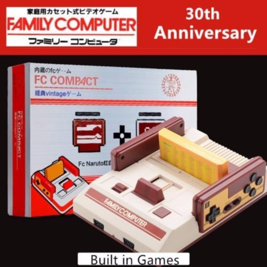เครื่องเล่นเกมส์ Vintage Family Computer, FC Compactพร้อมเกม 88 เกมใน ...