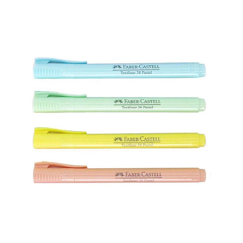 ปากกาไฮไลท์เฟเบอร์ สีพาสเทล HI-LIGHT TEXT LINER 38 PASTEL (4สี ...