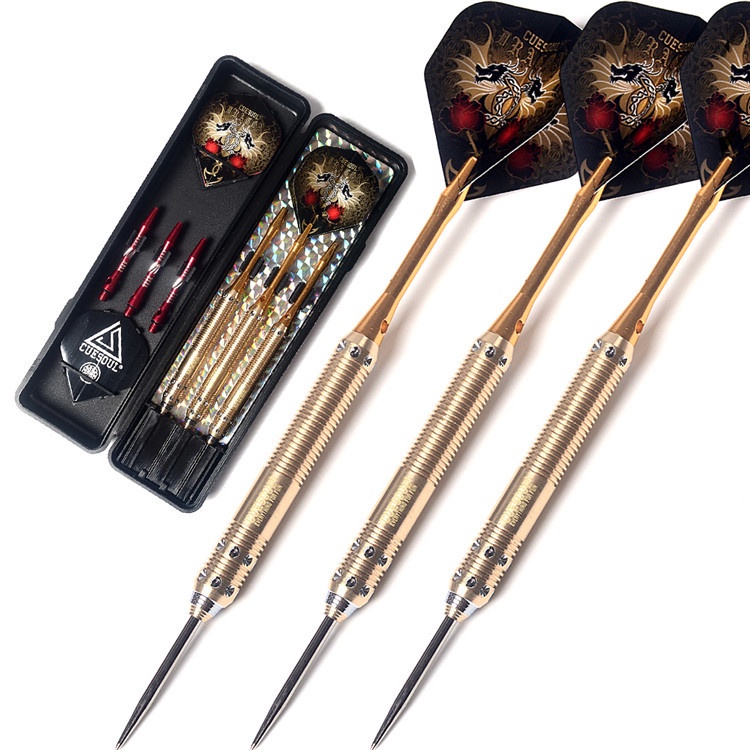 Cuesoul Dragon Series Professional ลูกดอกเหล็กเคล็ดลับ Dart ชุด 23g/25g/27g Dart 3 ชิ้น | Shopee ...