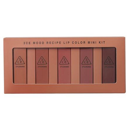 3CE MOOD RECIPE LIP COLOR MINI KIT ทรีซีอี มู้ด เรซิพี ลิป คัลเลอร์ มินิ คิท เครื่องสำอาง ลิป ...