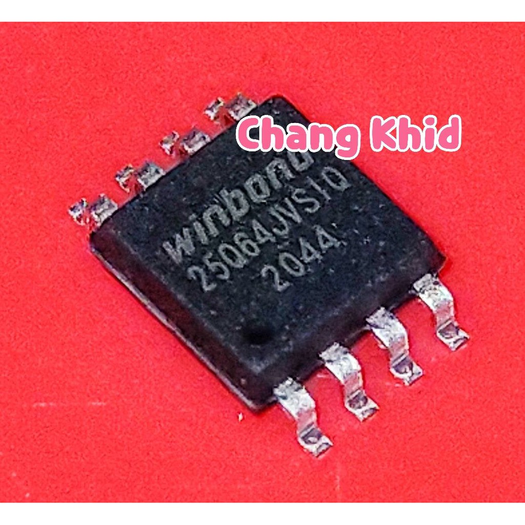 IC EPROM , IC MEMORY W25Q64JV 64M-bit 2.7V - 3.6V SMD 8 pin ไอซีเปล่า ...