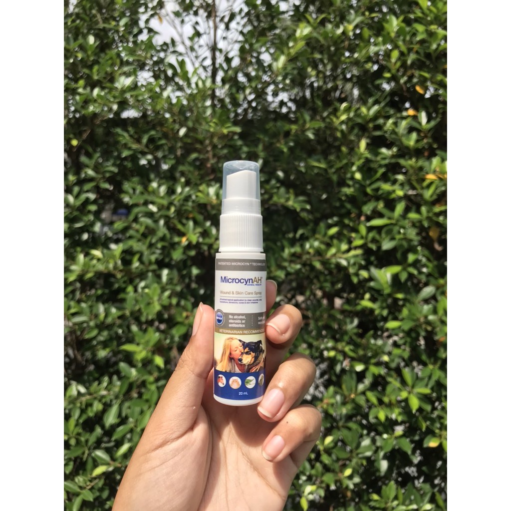 MicrocynAH skin care spray ถูกที่สุด สเปรย์พ่นฆ่าเชื้อบนผิวหนังสำหรับ ...