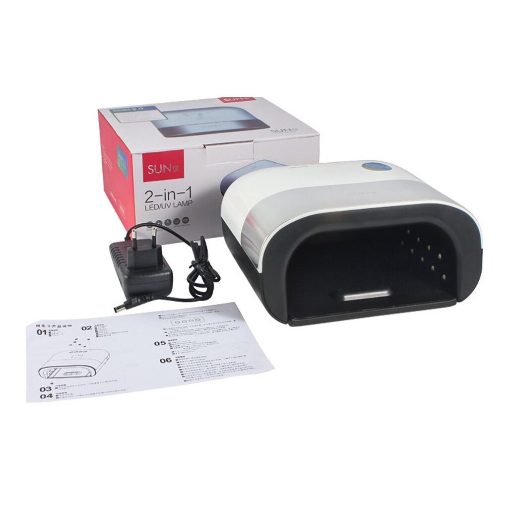 เครื่องอบ SUN3 48 วัตต์ พร้อมส่งในไทย SUN3โคมไฟอบเล็บเจล LED พร้อมหน้า ...