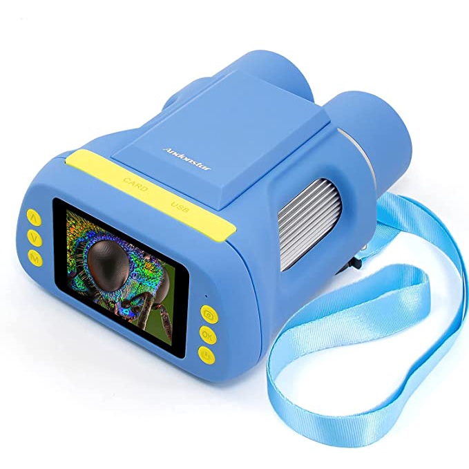 Microscope&Telescope Double Lens, Portable Handheld Microscope ...