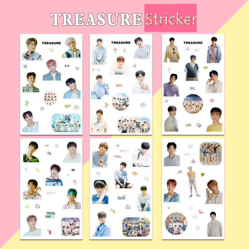 สติ๊กเกอร์ Treasure Stricker men's group combined hand account sticker ...