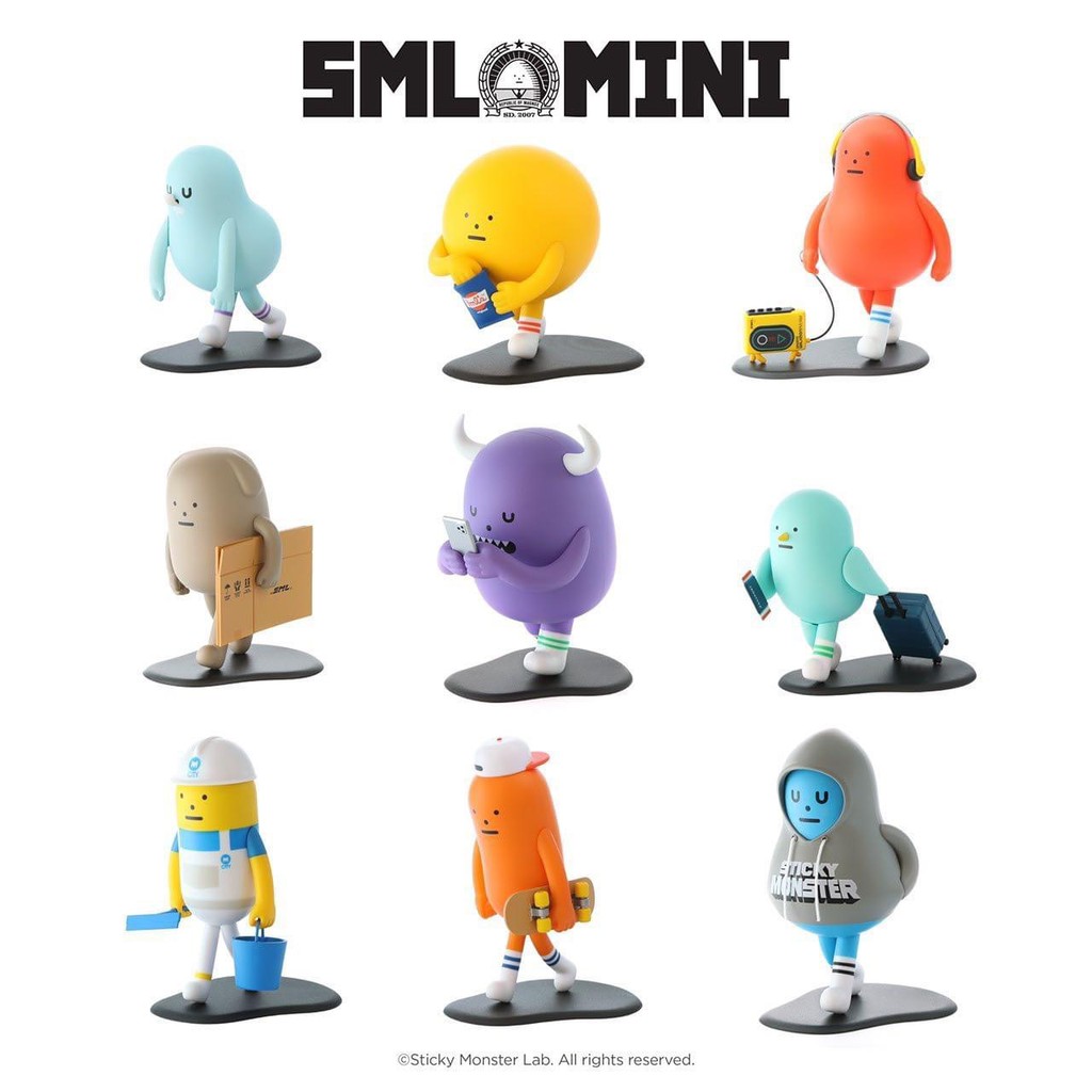 [แบบแยก] SML Mini Figure vol.1 Walking series ️ Sticky Monster Lab ของ ...