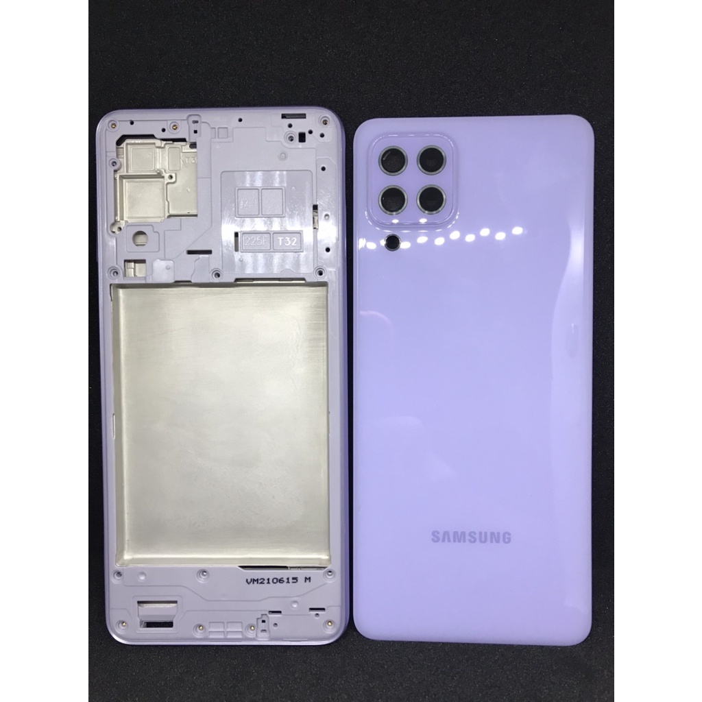 ชุดอะไหล่บอดี้ Body Samsung A22 4G บอดี้แกนกลาง+ฝาหลังA22 4G | Shopee ...