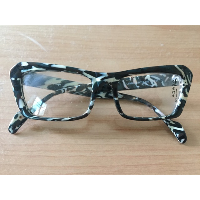 กรอบแว่นสายตา แบรนด์ Lenslife รหัส L1836 ลายเสือ | Shopee Thailand