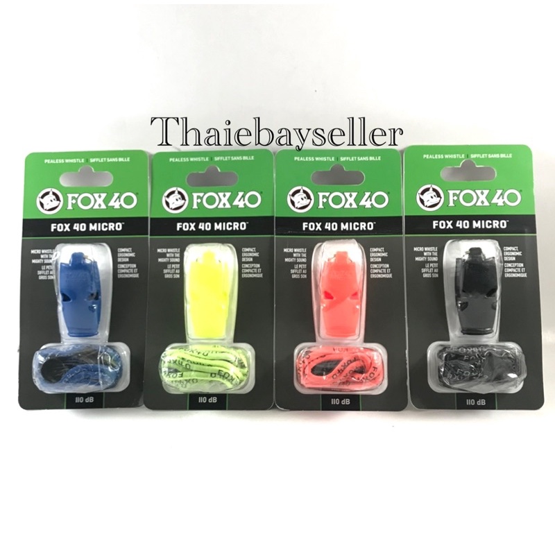 FOX40 Micro + สายคล้องคอ 110dBของแท้ ของใหม่ | Shopee Thailand