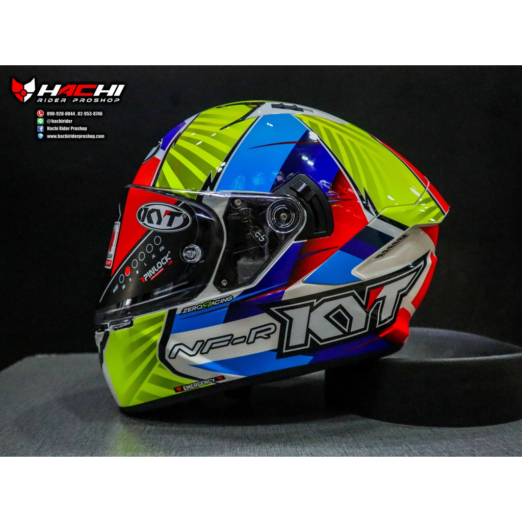KYT NFR - Xavi Fores 2021 Replica Blue/Red/Yellow | Shopee Thailand