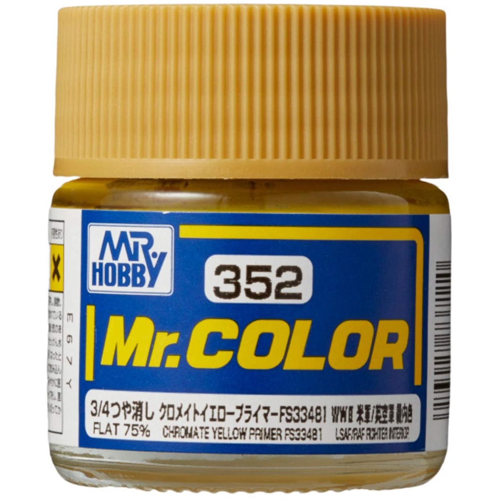 Mr.Hobby สีกันเซ่สูตรทินเนอร์ Mr.Color C352 CHROMATE YELLOW PRIMER สีทำ ...
