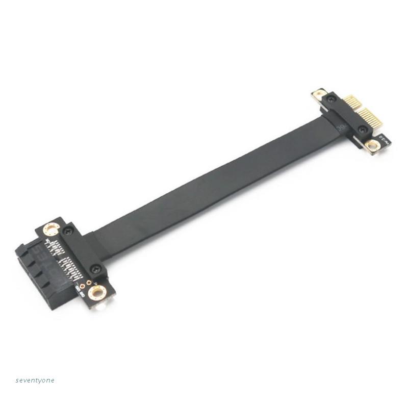~ Pcie Gen3.0 X1 To X1 Riser Card สายเคเบิ้ลต่อขยายกราฟฟิกการ์ด 20 ซม. ...
