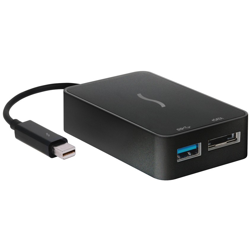 Sonnet Thunderbolt Port to USB 3.0 and eSATA SATA Hard Disk Drive ...