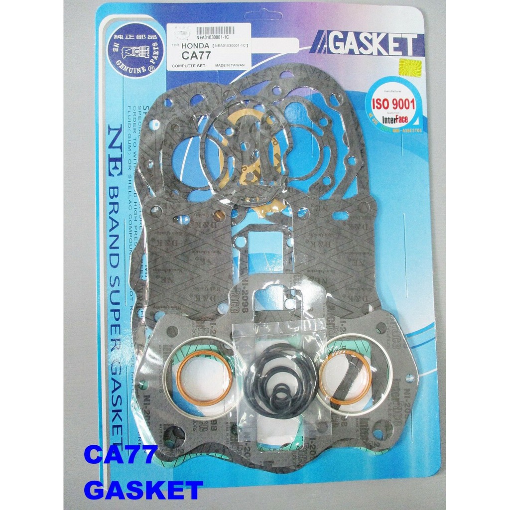 ENGINE GASKET COMPLETE SET Fit For HONDA DREAM TOURING CA77 // ปะเก็น ...