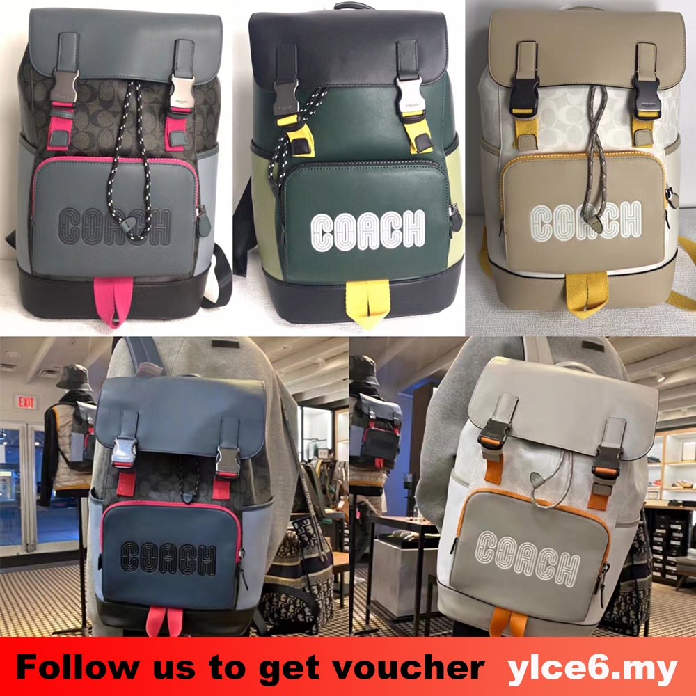 Coach กระเป๋าเป้ผู้ชาย C8310 C6656 กระเป๋าสะพายคู่ | Shopee Thailand