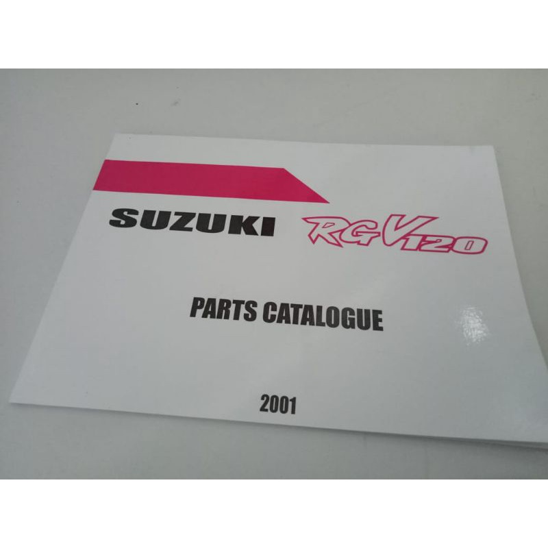 อะไหล่ catalogue book part catalog suzuki rgx 120 th2001 | Shopee Thailand