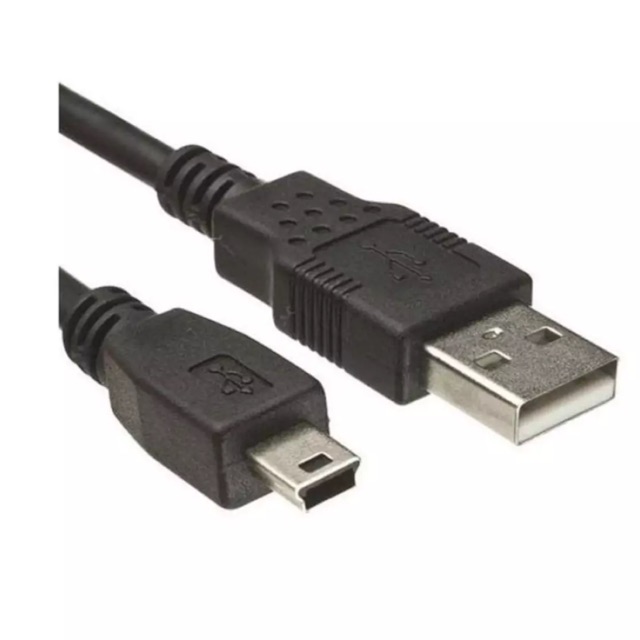 USB Cable Am to mini USB 5pin V2.0 สายยาว 1.5M (สีดำ) | Shopee Thailand