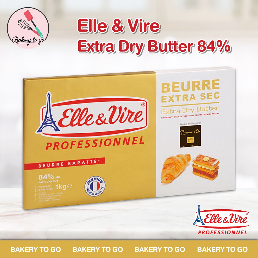 Bakery to Go : เนยแผ่นสำหรับทำครัวซองต์ ขนาด 1 กิโลกรัม Elle & Vire ...