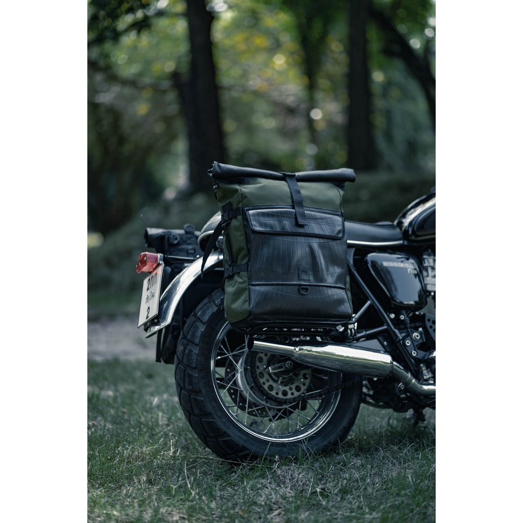 Roger - Motorcycle saddlebag (กระเป๋าติดข้างรถมอเตอร์ไซค์) | Shopee ...