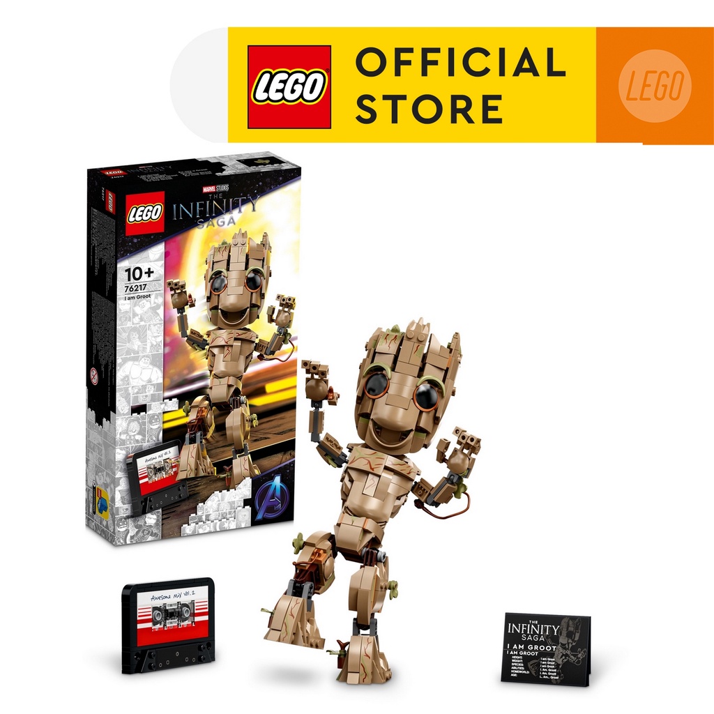 LEGO® Marvel 76217 I am Groot Building Kit (476 Pieces) | Shopee Thailand