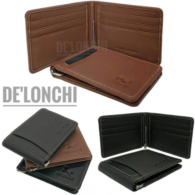 กระเป๋าเงินใส่นามบัตรหนังแท้ De’lonchi | Shopee Thailand