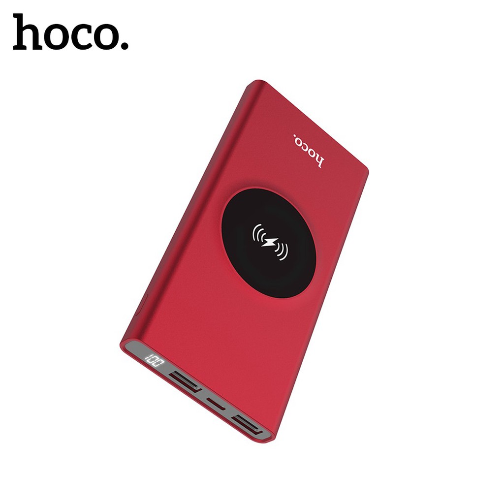 HOCO J37 พาวเวอร์แบงค์แบบไร้สาย 10,000mAh Wireless Charging จ่ายไฟสูง ...