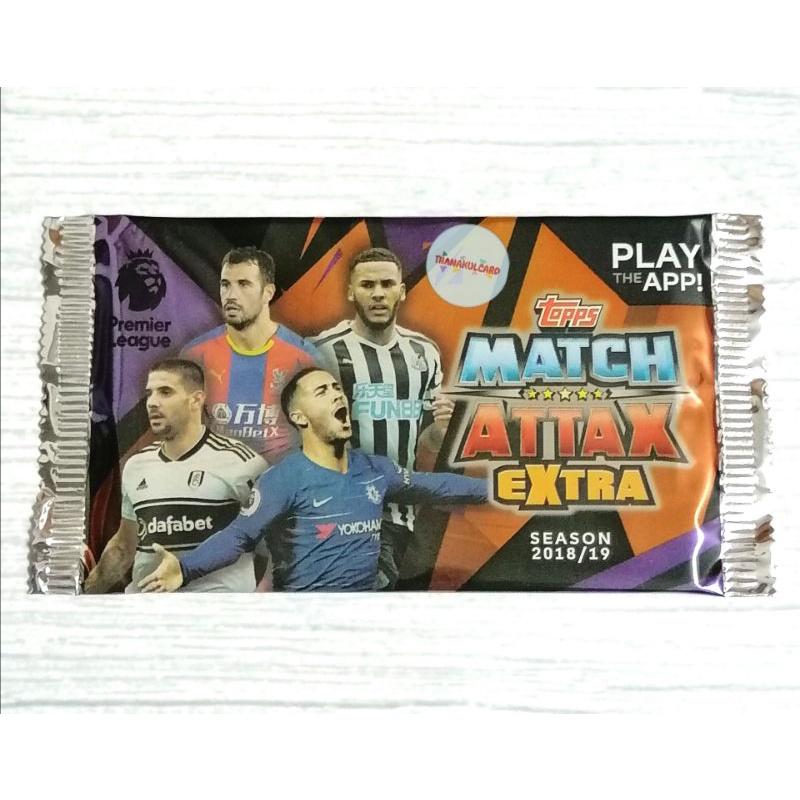 (Sealed Pack) Match Attax EXTRA 2018/19 VERSION U.K.(Promotional Packet ...