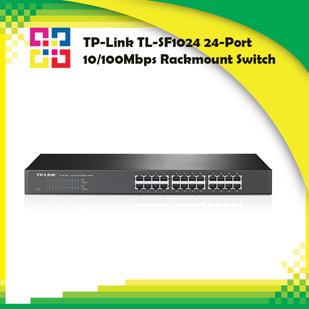 TP-Link TL-SF1024 24-Port 10/100Mbps Rackmount Switch | Shopee Thailand