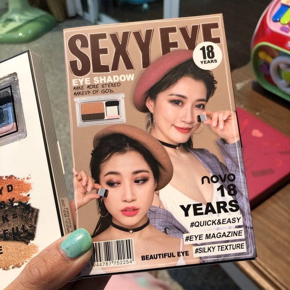 Novo Sexy Eyes18 Two Tone Eyeshadow eye magazine No.6 | Shopee Thailand