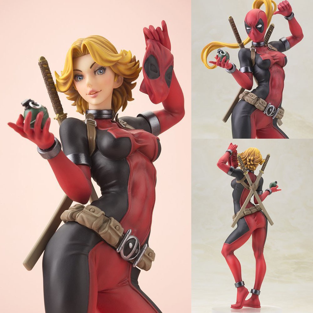 Marvel Figure ฟิกเกอร์ BISHOUJO Lady Deadpool เลดี้ เดดพูล Wanda Wilson ...