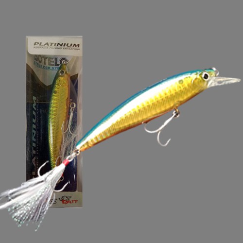 เหยื่อปลอม AFS Sotelo Platinum รุ่น Crystal Zee Minnow 95-110 mm ...
