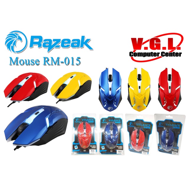 Mouse RAZEAK RM-015 เมาส์ | Shopee Thailand