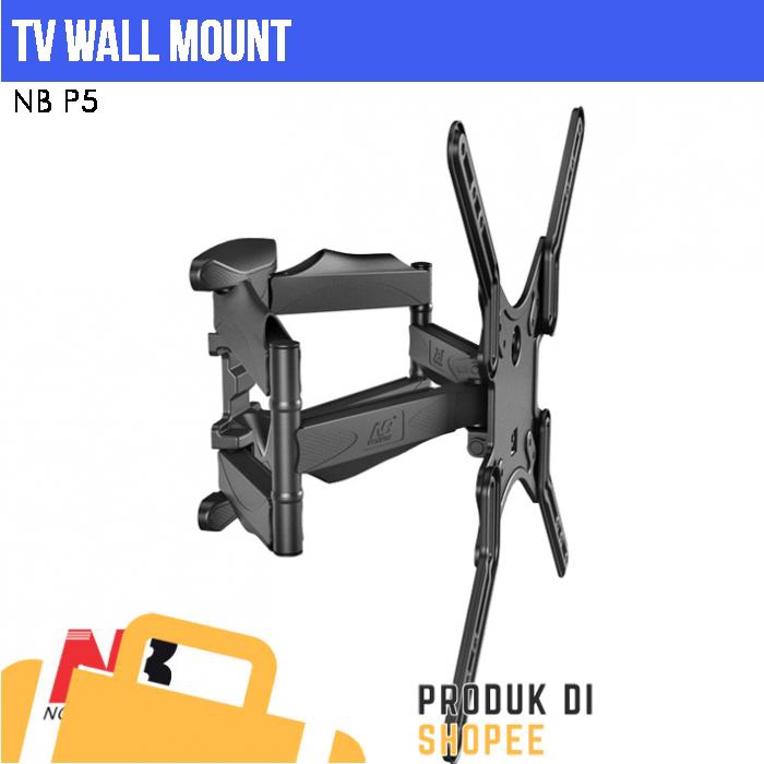 Nb P5 Full Motion SP500 32 ถึง 60 นิ้ว LCD TV เมาท์ติดผนัง | Shopee ...