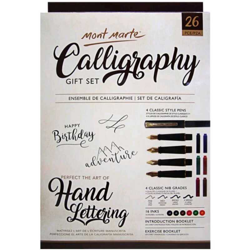 Mont Mart ชุดเขียน Calligraphy 26 ชิ้น | Shopee Thailand