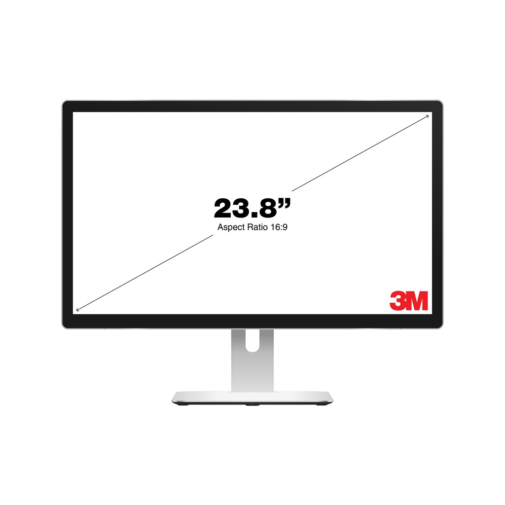 3M Privacy Filter ขนาด 23.8 นิ้ว แผ่นกรองแสงป้องกันการแอบมองจากด้านข้าง ...