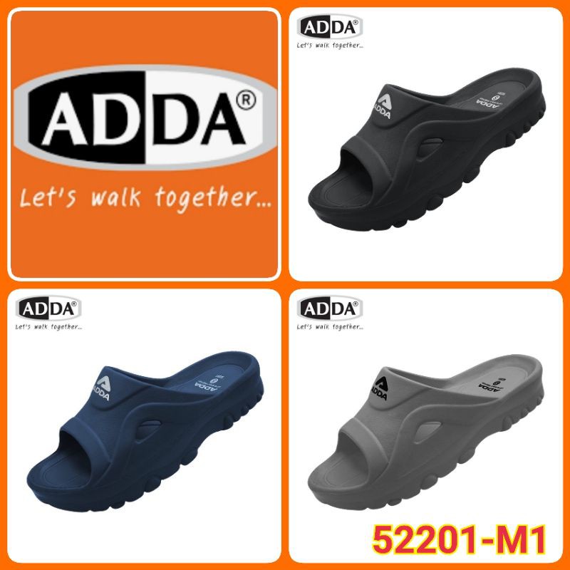 ADDA รองเท้าแตะสวม รุ่น 52201-M1 ของแท้ 💯% | Shopee Thailand