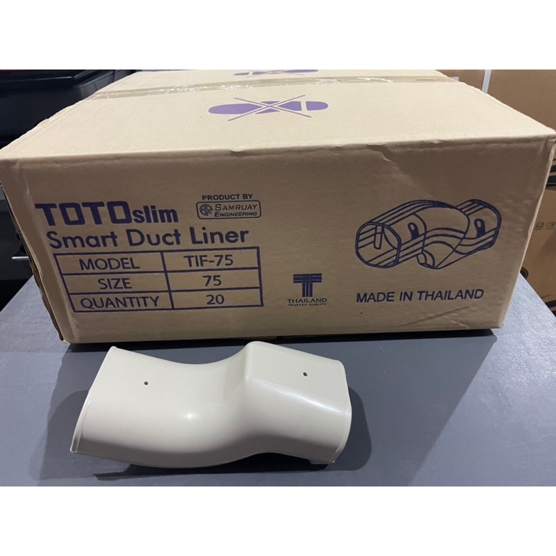 ข้ามคาน ฝาครอบข้ามคาน รางครอบท่อแอร์ TOTO slim TIF-75 | Shopee Thailand