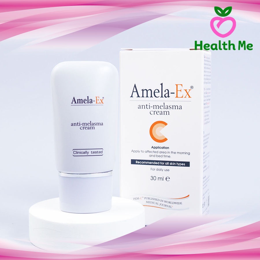 [โฉมใหม่] Amela Ex Anti Melasma Cream 30ml. ครีมทาฝ้า อเมล่า เอ็กซ์ ครีม 30มล. | Shopee Thailand