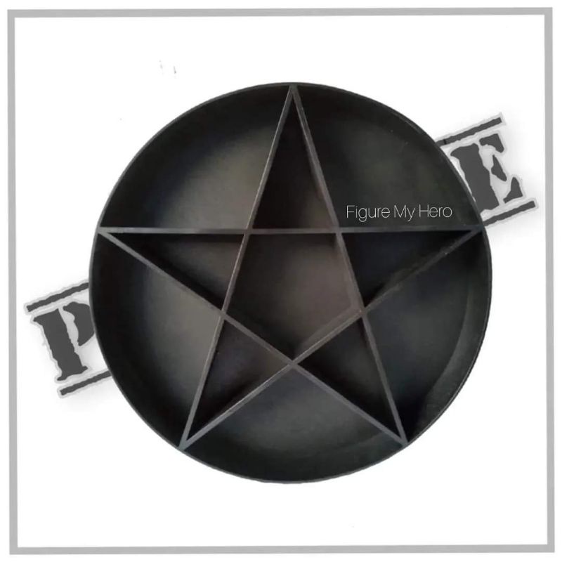 Pentacle Shelf ชั้นไม้ (เนื้อไม้แท้)ขนาด 80x80cm | Shopee Thailand