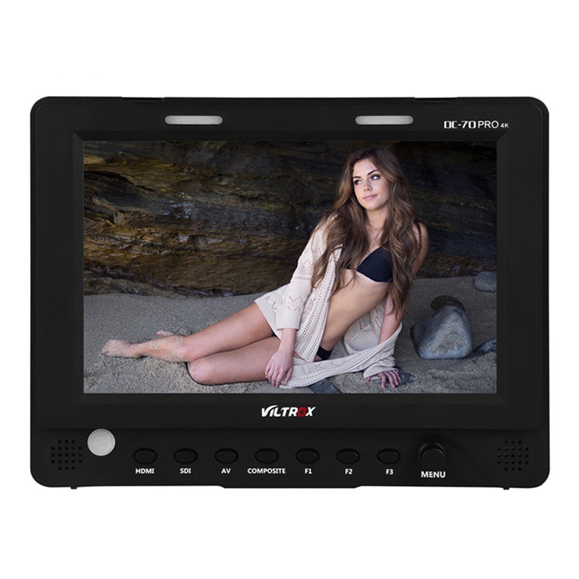 Viltrox DC-70PRO 4K 7 Inch HDMI Camera Field Monitor HDMI/SDI/AV output IPS Screen Supports 4K ...