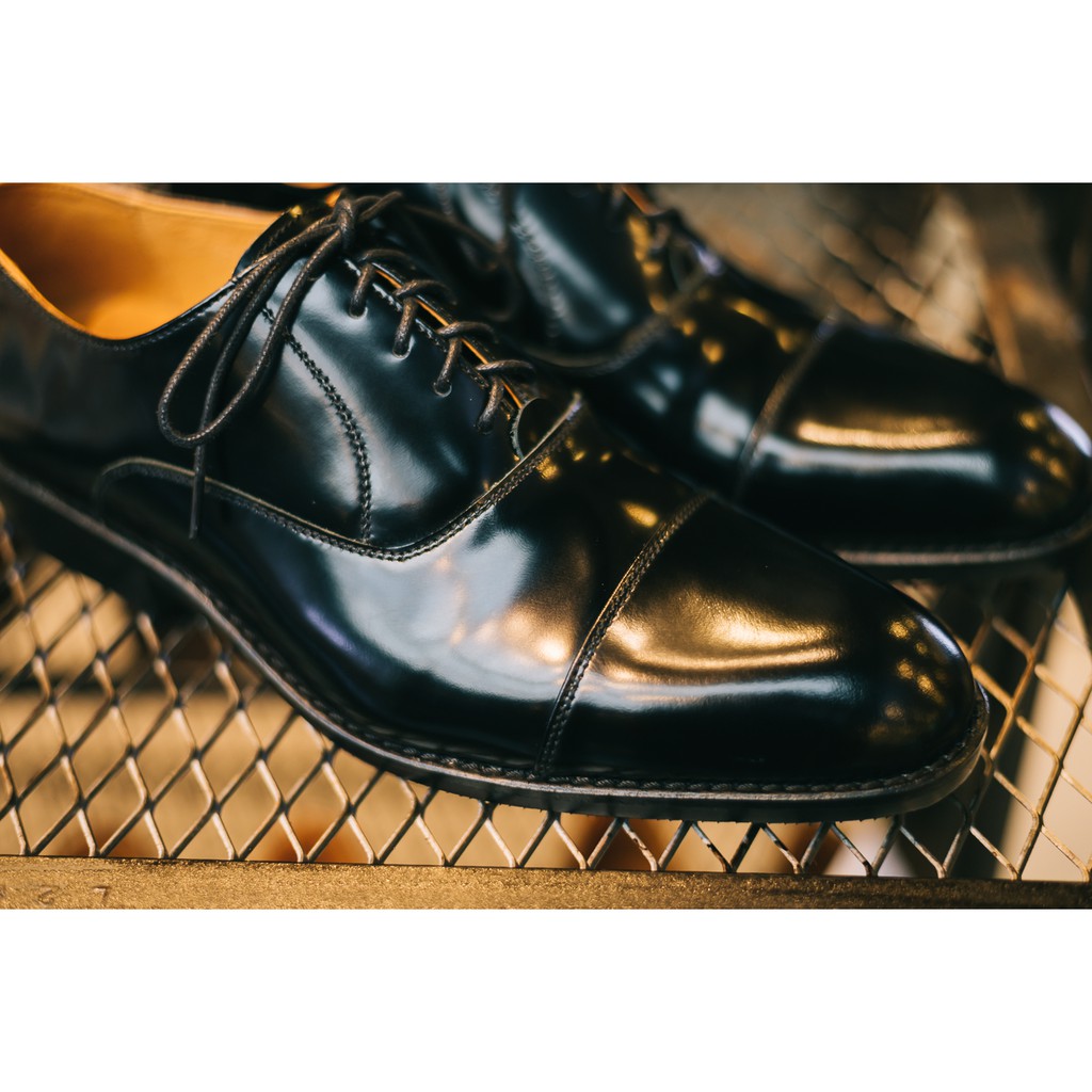 [M02] Shoesshi CapToe Oxford ทรงคลาสสิค รองเท้าหนังแท้ Oxford รองเท้า ...