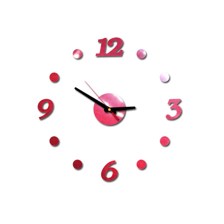 นาฬิกาติดผนัง 3d Diy Wall Clock 40cm 003 ตัวเลข จุด Shopee Thailand