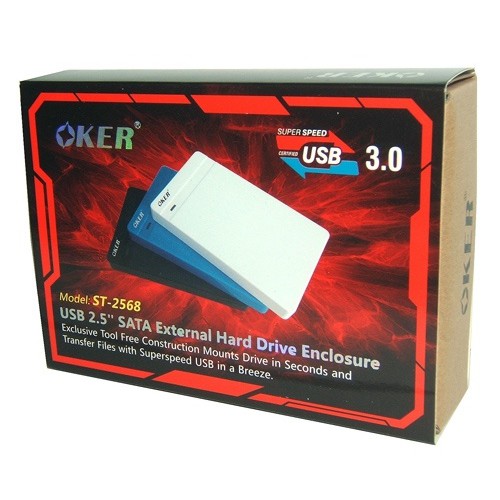 บ๊อกฮาร์ดดิส OKER BOX Hard Drive OKER ST-2568 USB 3.0 | Shopee Thailand